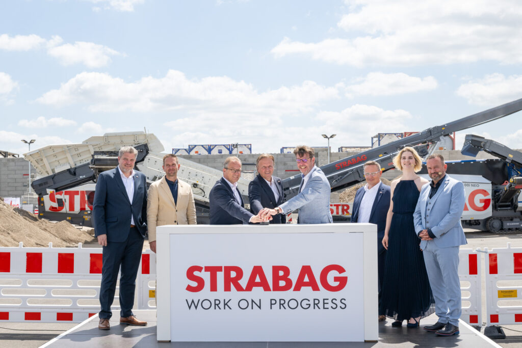 Baustoff-Recycling in Neuss: STRABAG eröffnet neuen Wertstrommanagement ...